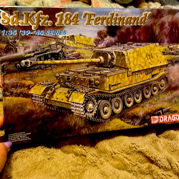 Dragon | Toys | Dragon Sdkfzferdinand Model Kit Number 633 Tank ...